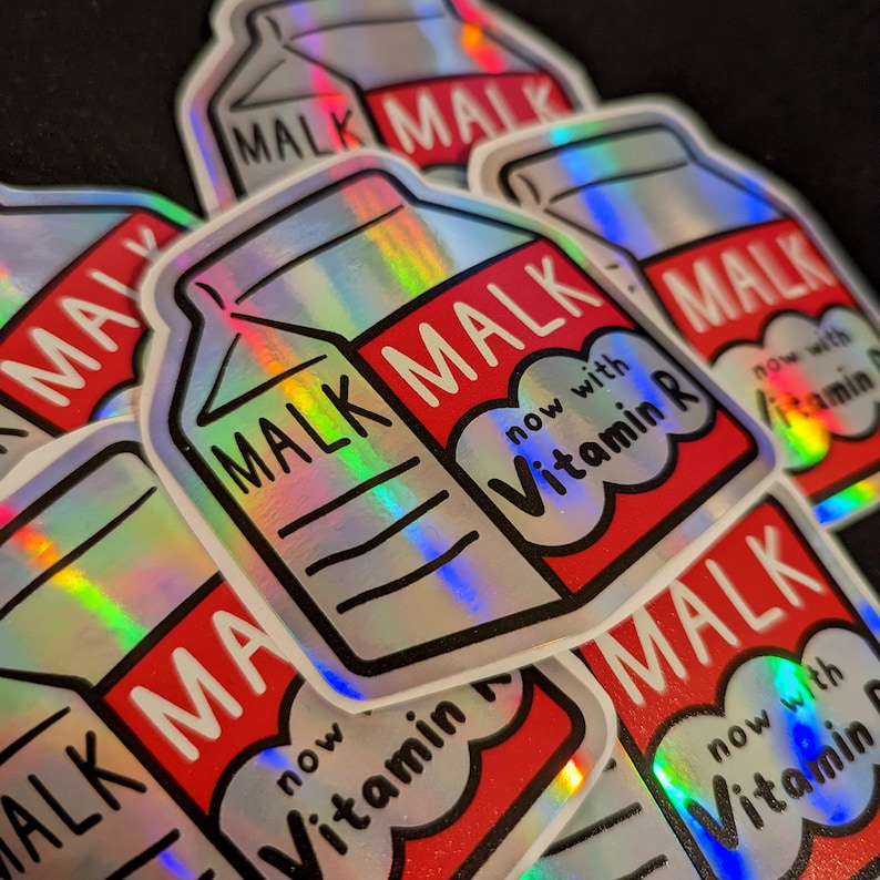 The Simpsons Rainbow Foil Malk Sticker - Etsy