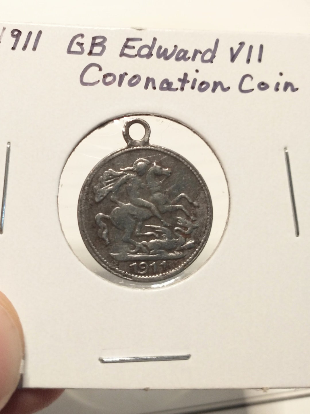 1911 Edward VII Coronation Medal Medallion (22i28w18a) - Etsy