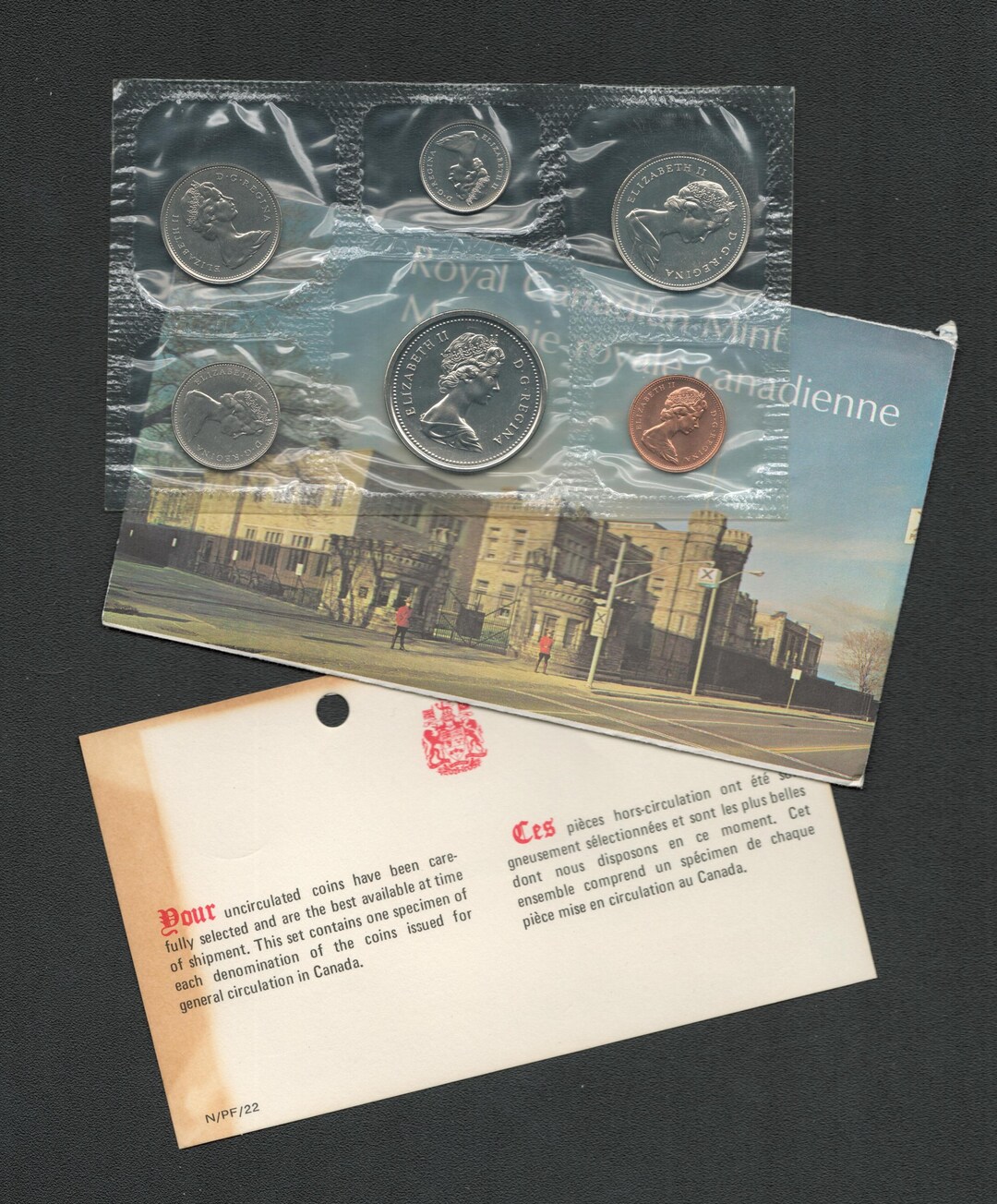 1975 Canada Coin Set – Detached Jewel Variety – Original Envelope ...