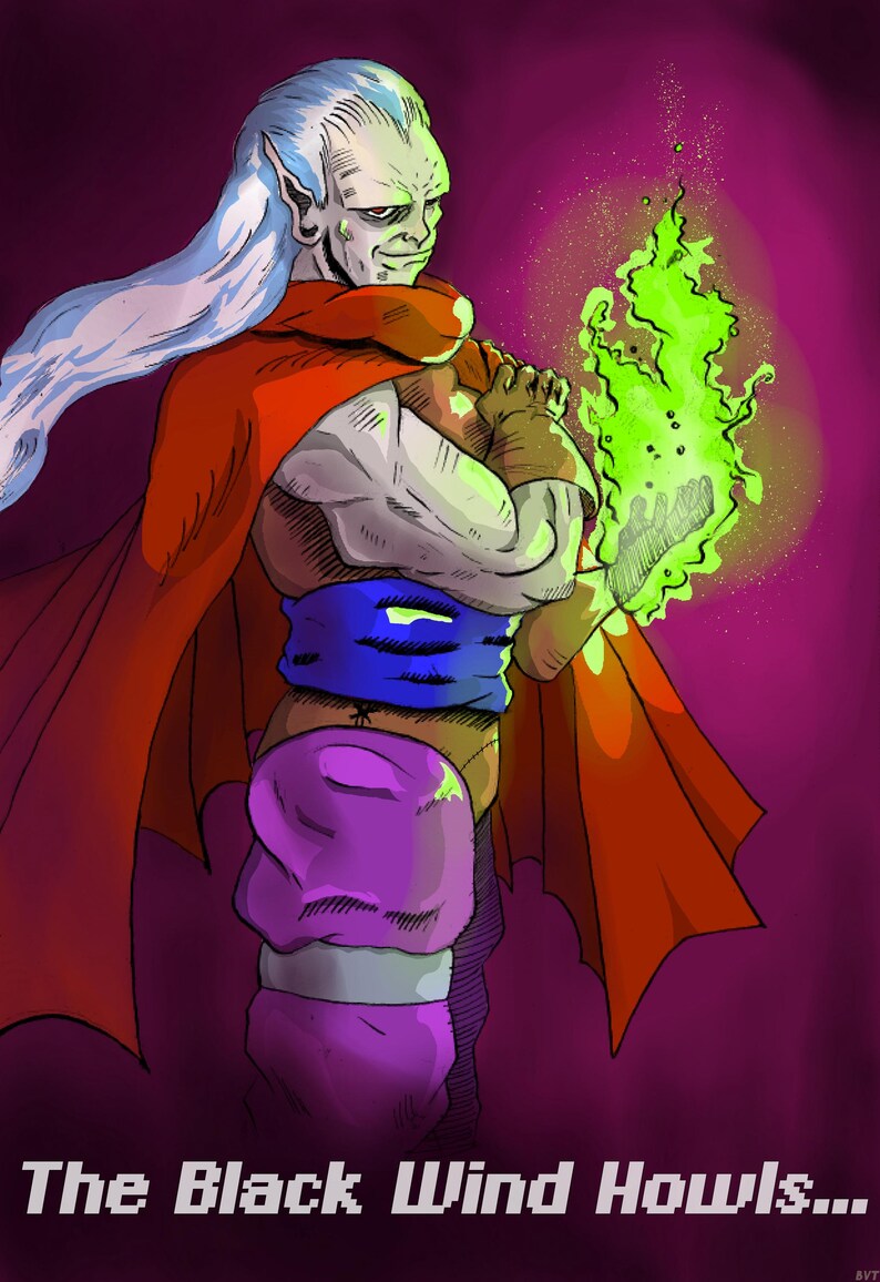 Magus Digital Art - Chrono Trigger Drawing - Digital Download - the ...