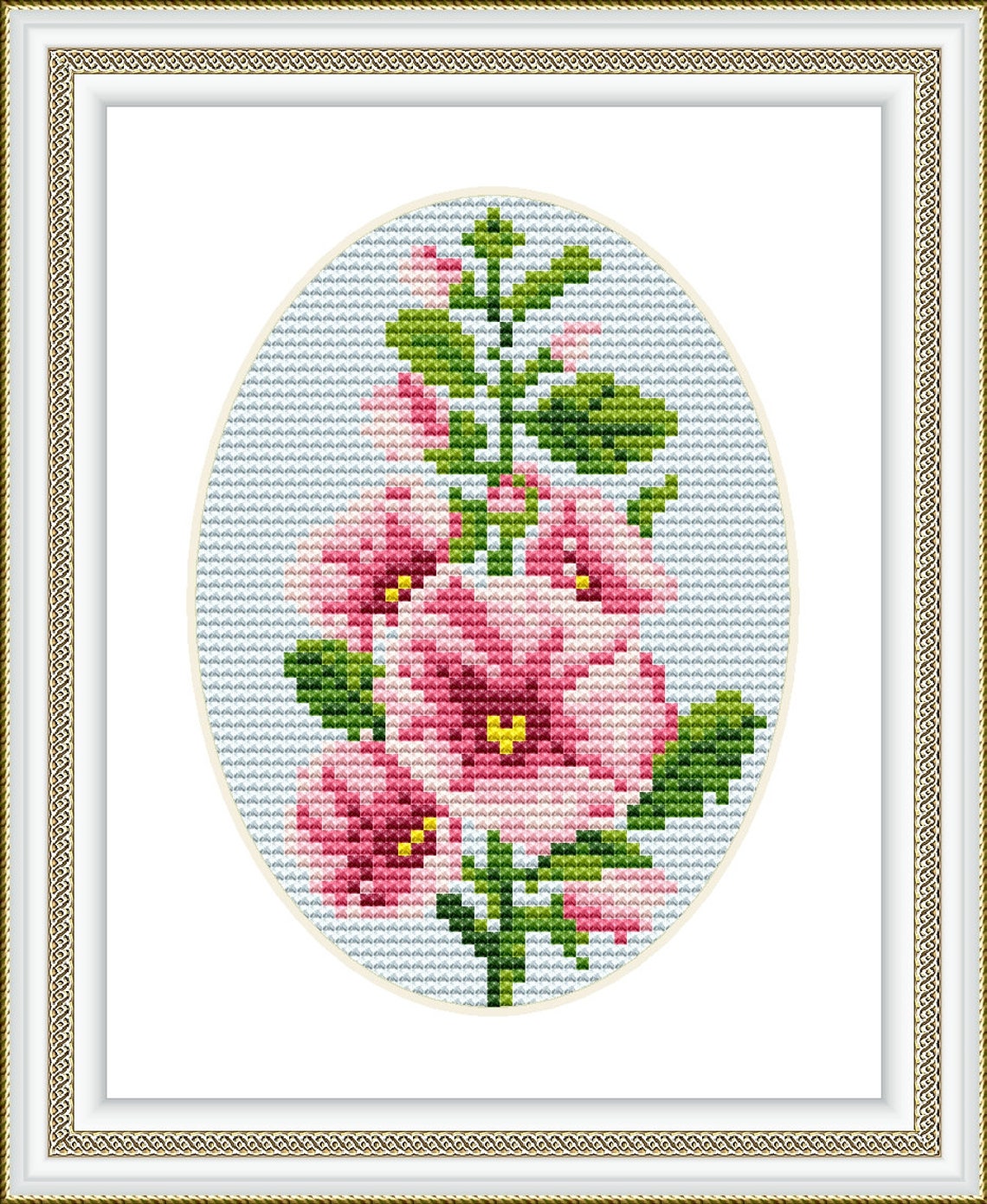 Mini Floral Cross Stitch Pattern PDF Beginner Cross Stitch - Etsy