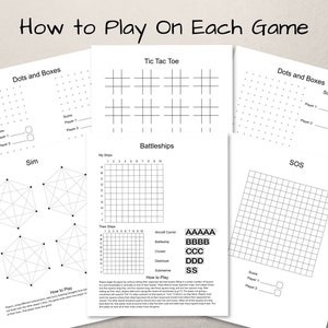 Printable Pen & Paper Games | 22 Classic Games | Fun Activities for All ...