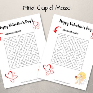Valentine's Day Games Bundle, Printable Valentines Games, Kids ...