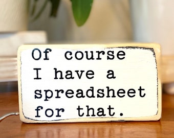 Course Spreadsheet - Etsy
