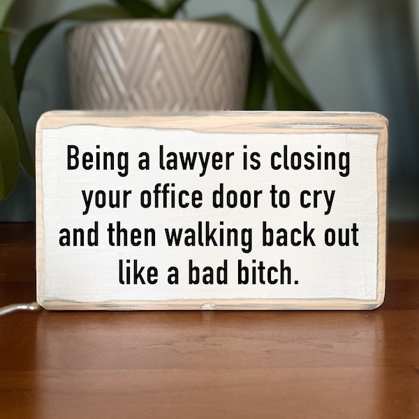Lawyer Door Sign - Etsy