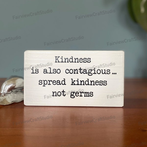 Kindness Wood Sign - Etsy