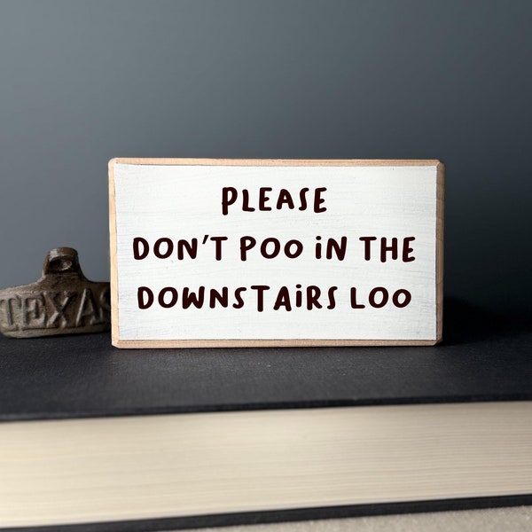 Bathroom Signs Do Not Poop - Etsy