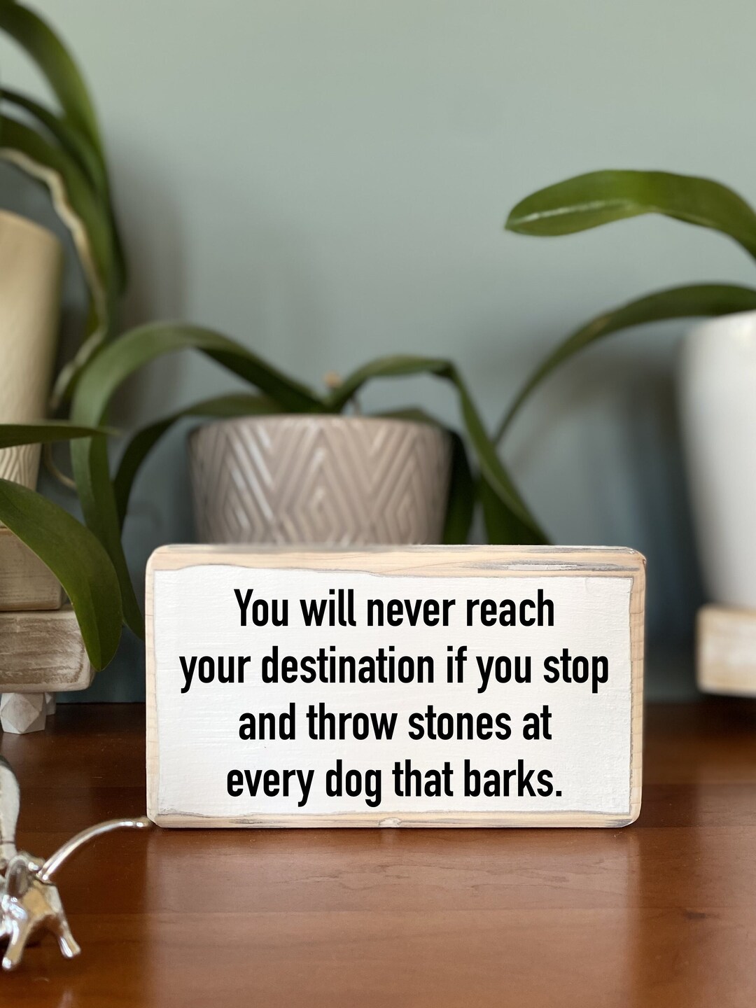 You Will Never Reach Your Destination If You Stop and Throw Stones at ...