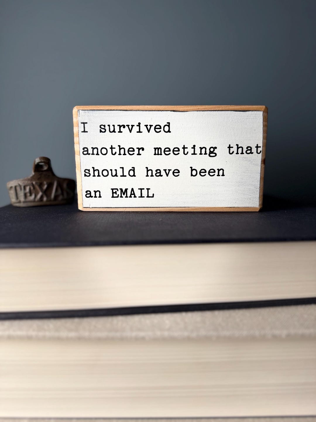 Funny Office Desk Wood Sign – Sarcastic Cubicle Decor - Etsy