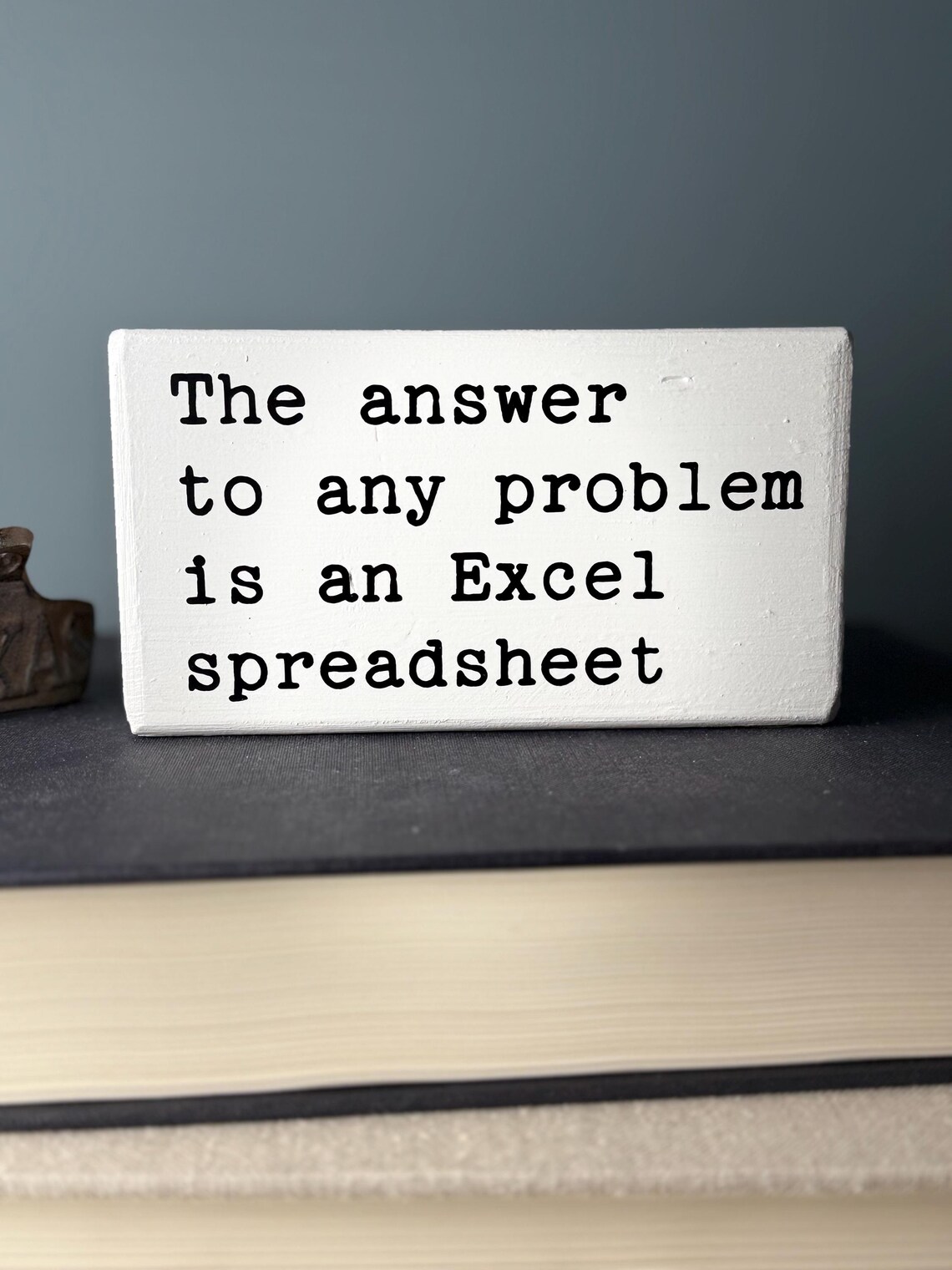 Excel Spreadsheet Funny Wood Sign - Office Desk Decor - Etsy