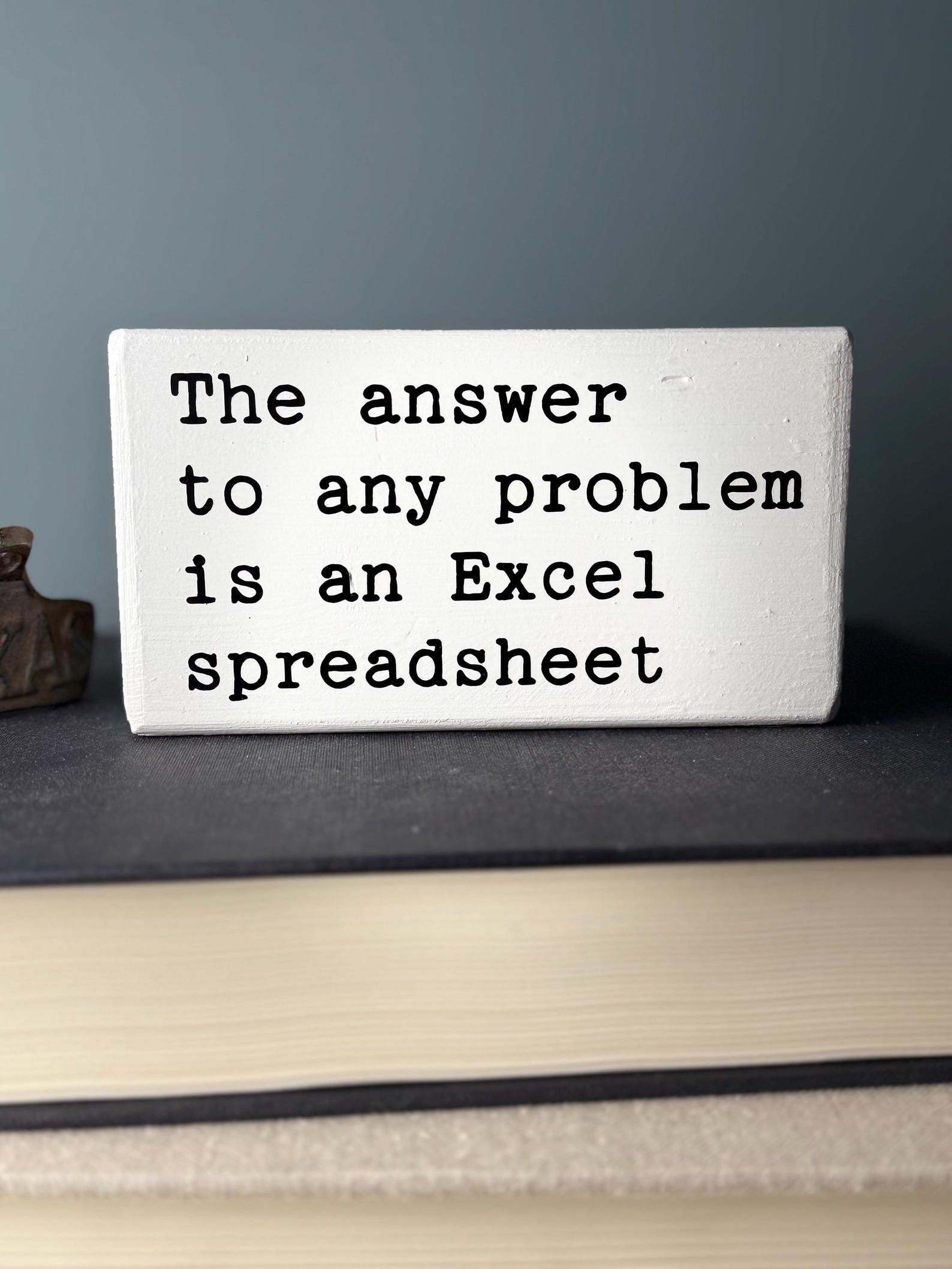 Excel Spreadsheet Funny Wood Sign - Office Desk Decor - Etsy