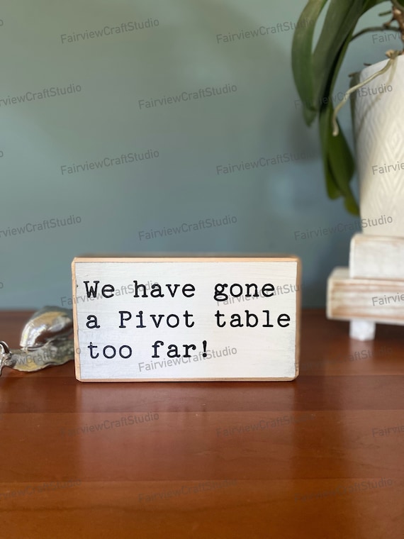 Pivot Table Quotes