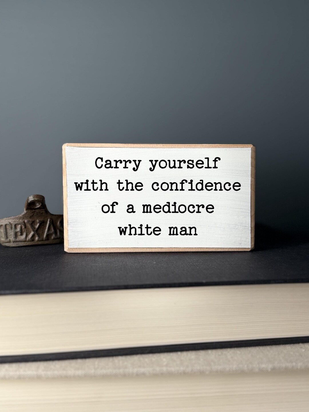 Snarky Mediocre White Man Wood Sign – Funny Farmhouse Decor - Etsy