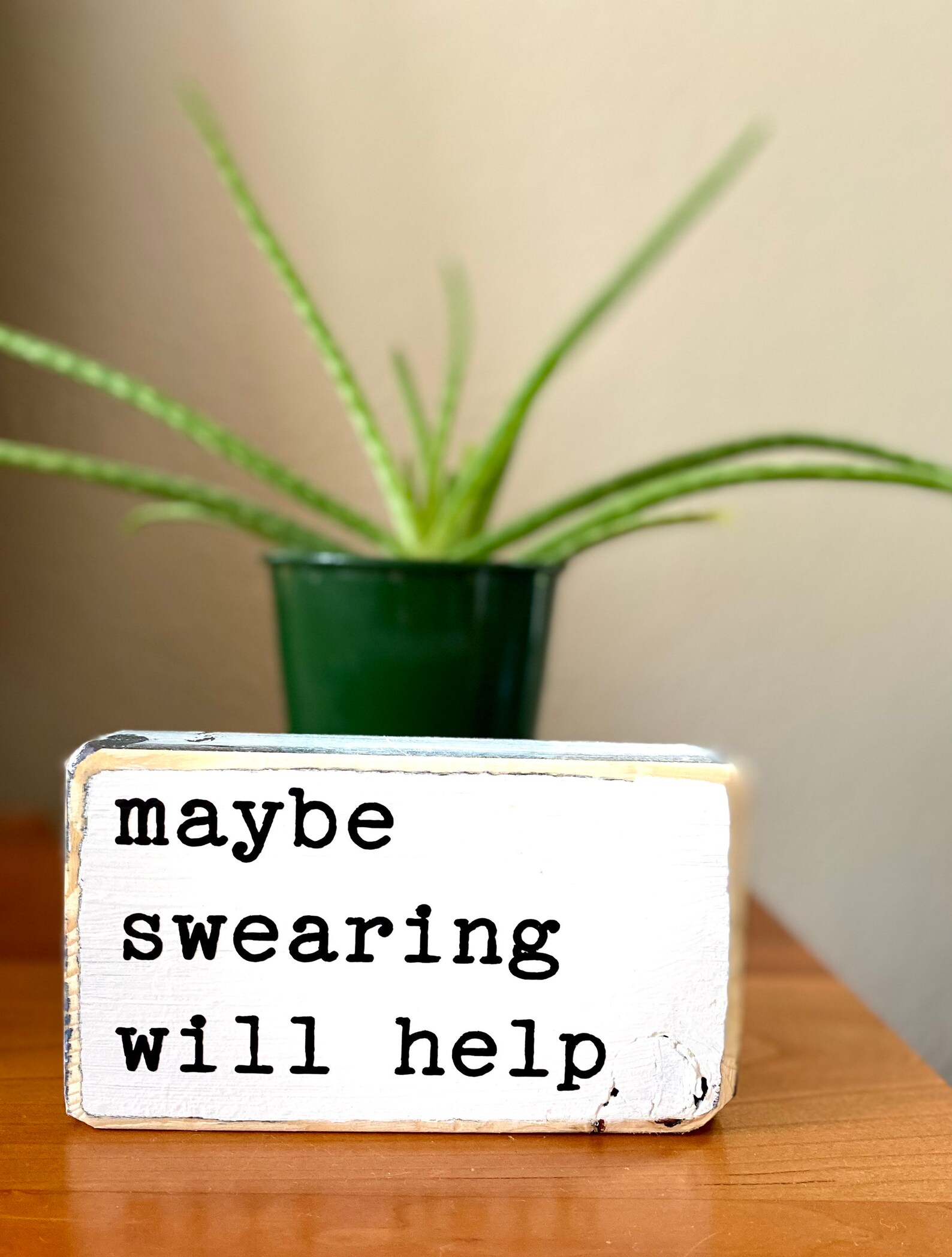 Go Smudge Yourself Office Desk Wood Sign wooden Shelf - Etsy