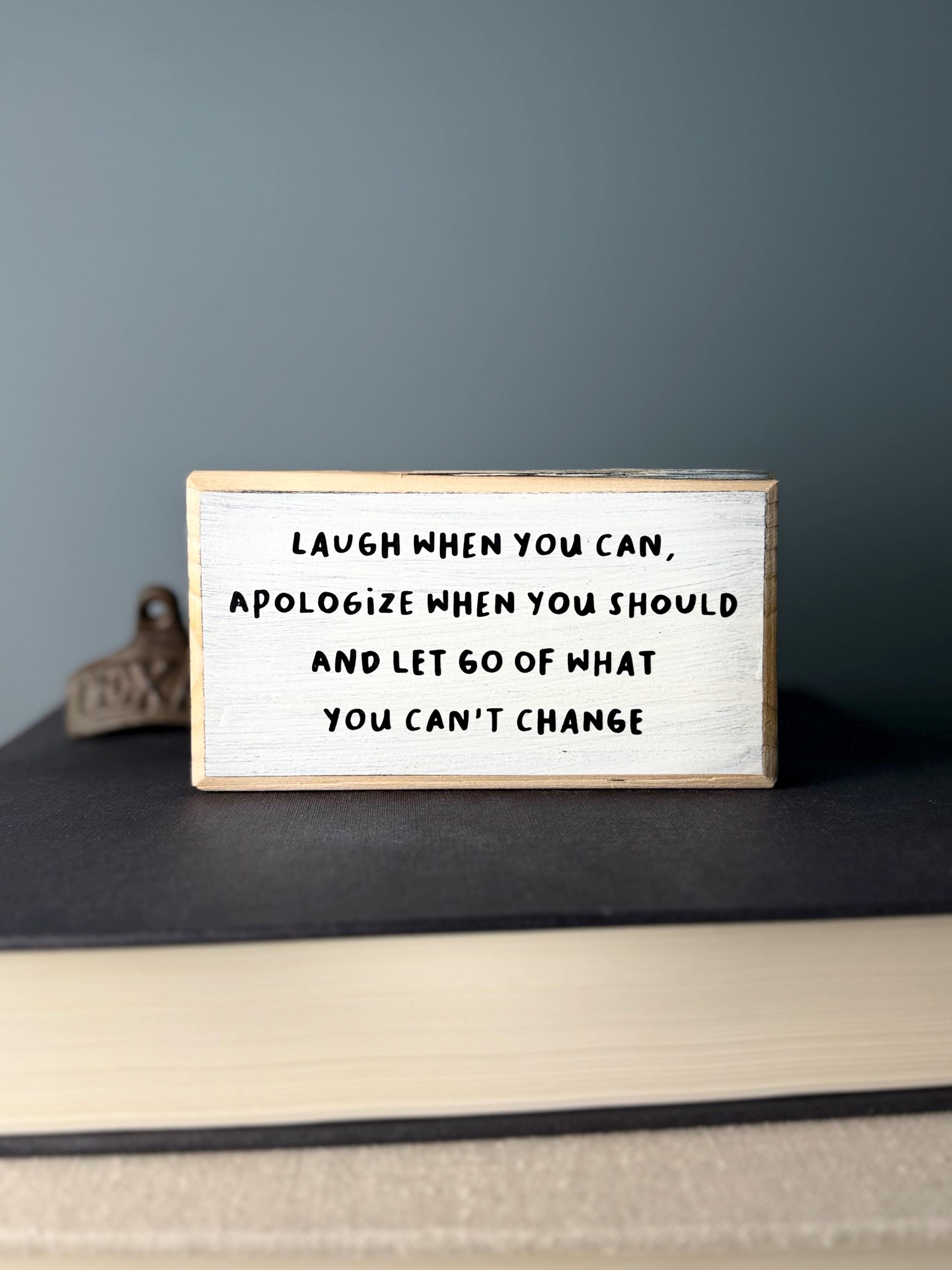 Inspirational Wood Sign, Office Desk Decor, Cubicle Quotes - Etsy