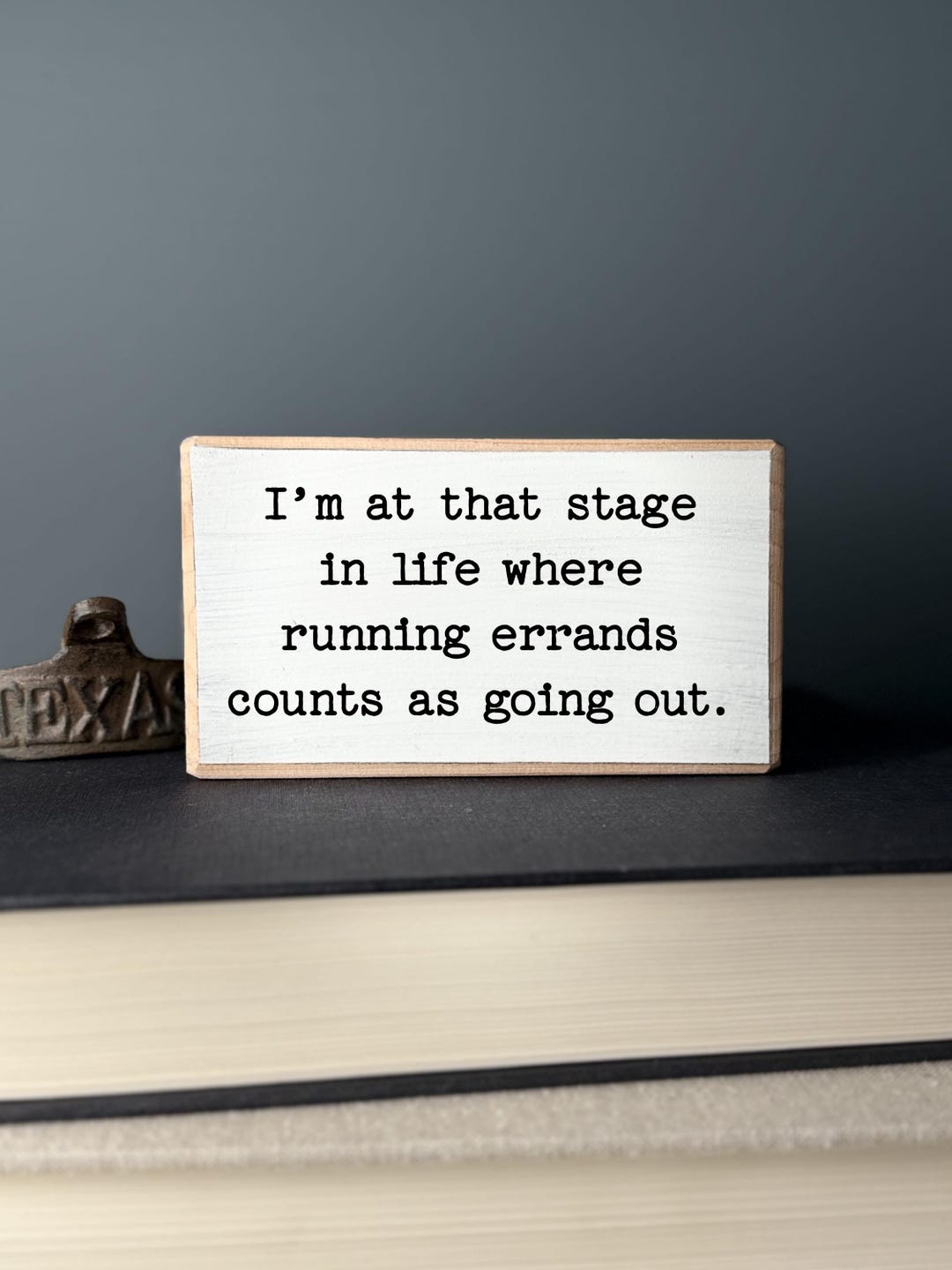 Funny Office Desk Wood Sign – Sarcastic Errands Quote - Etsy