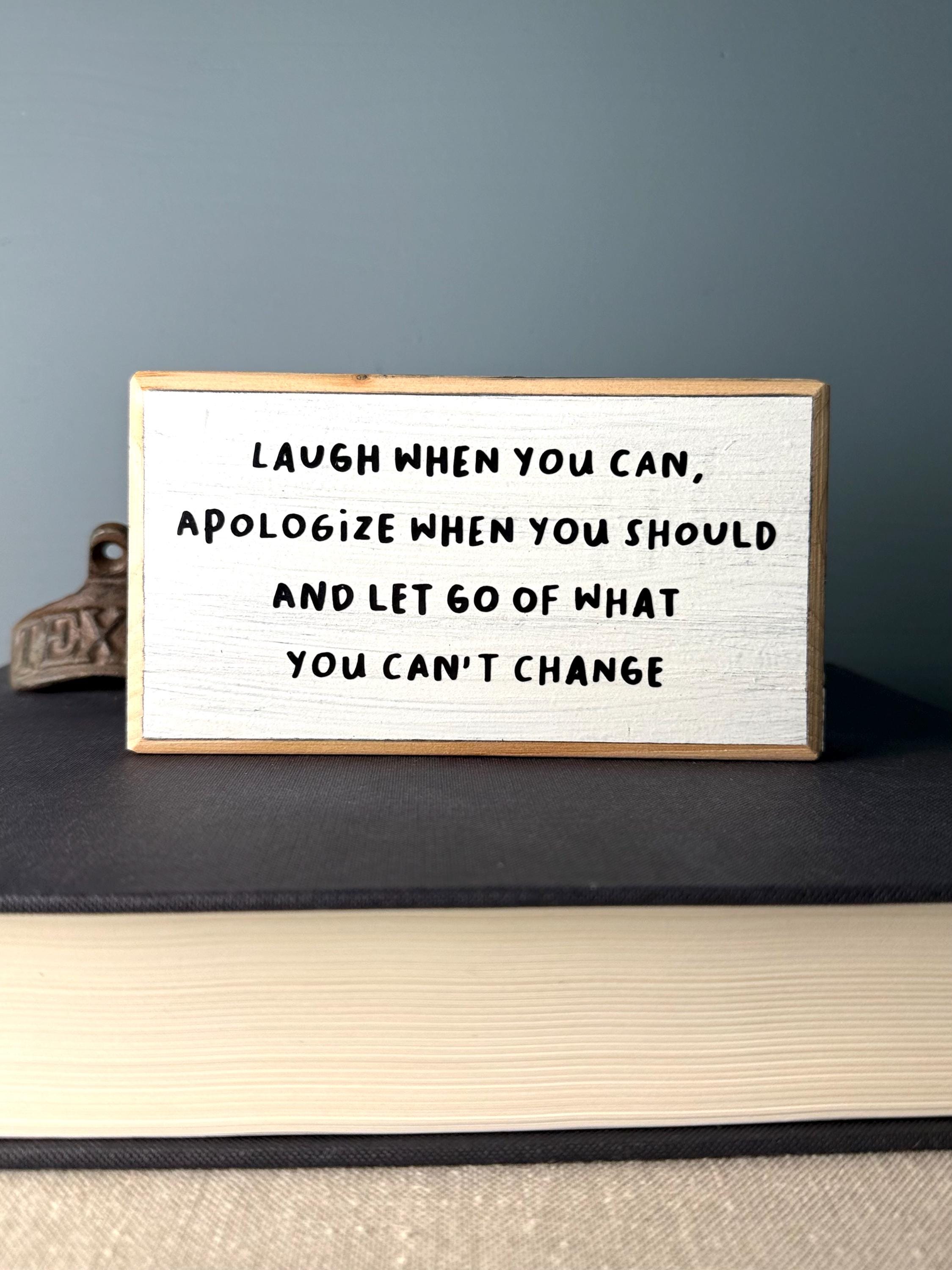 Inspirational Wood Sign, Office Desk Decor, Cubicle Quotes - Etsy