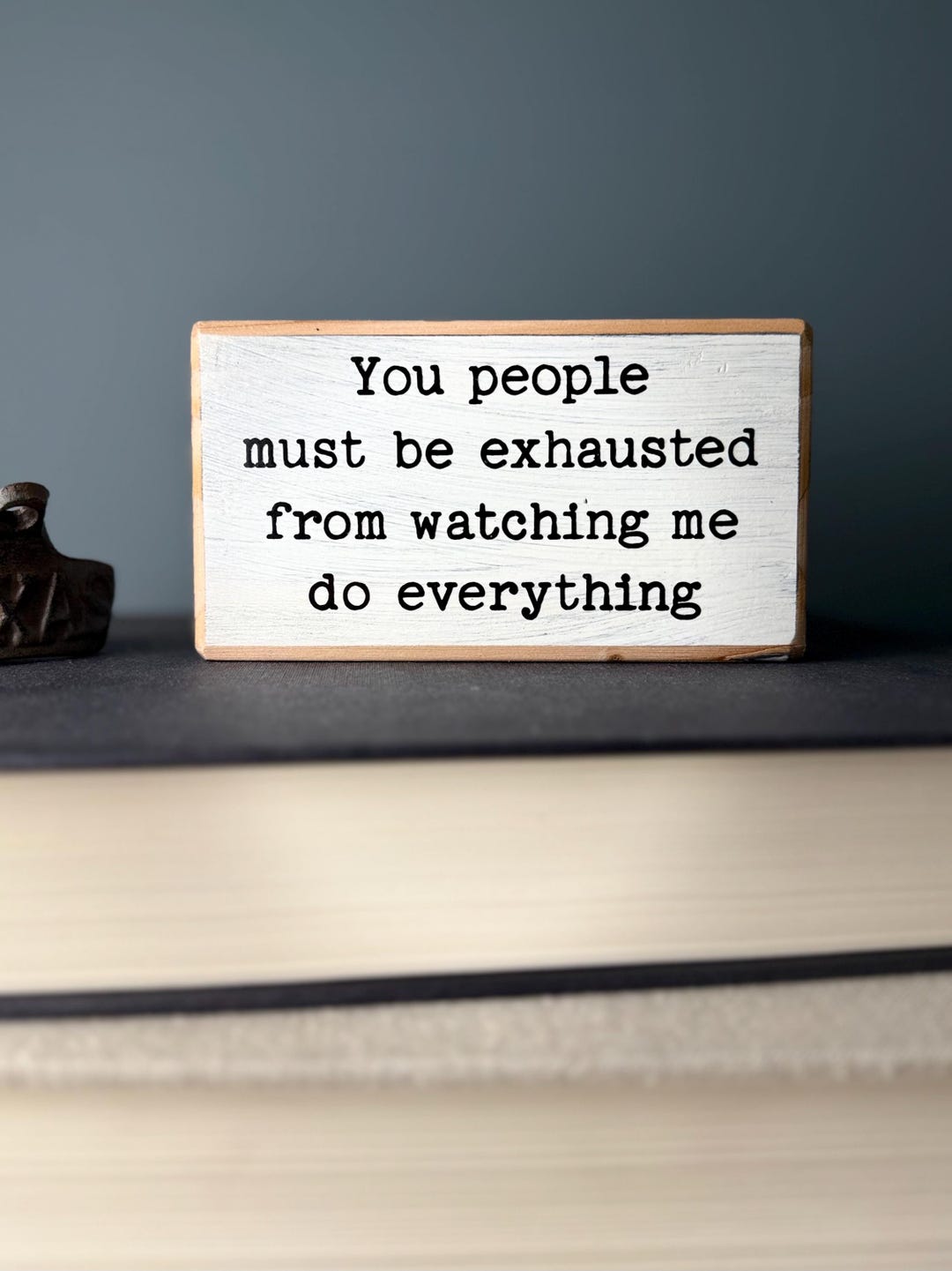 Funny Office Desk Wood Sign - Sarcastic Cubicle Decor - Etsy