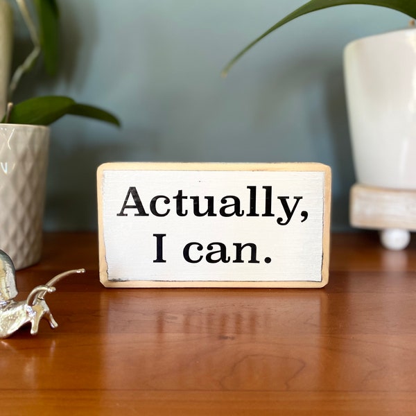Actually I Can - Etsy