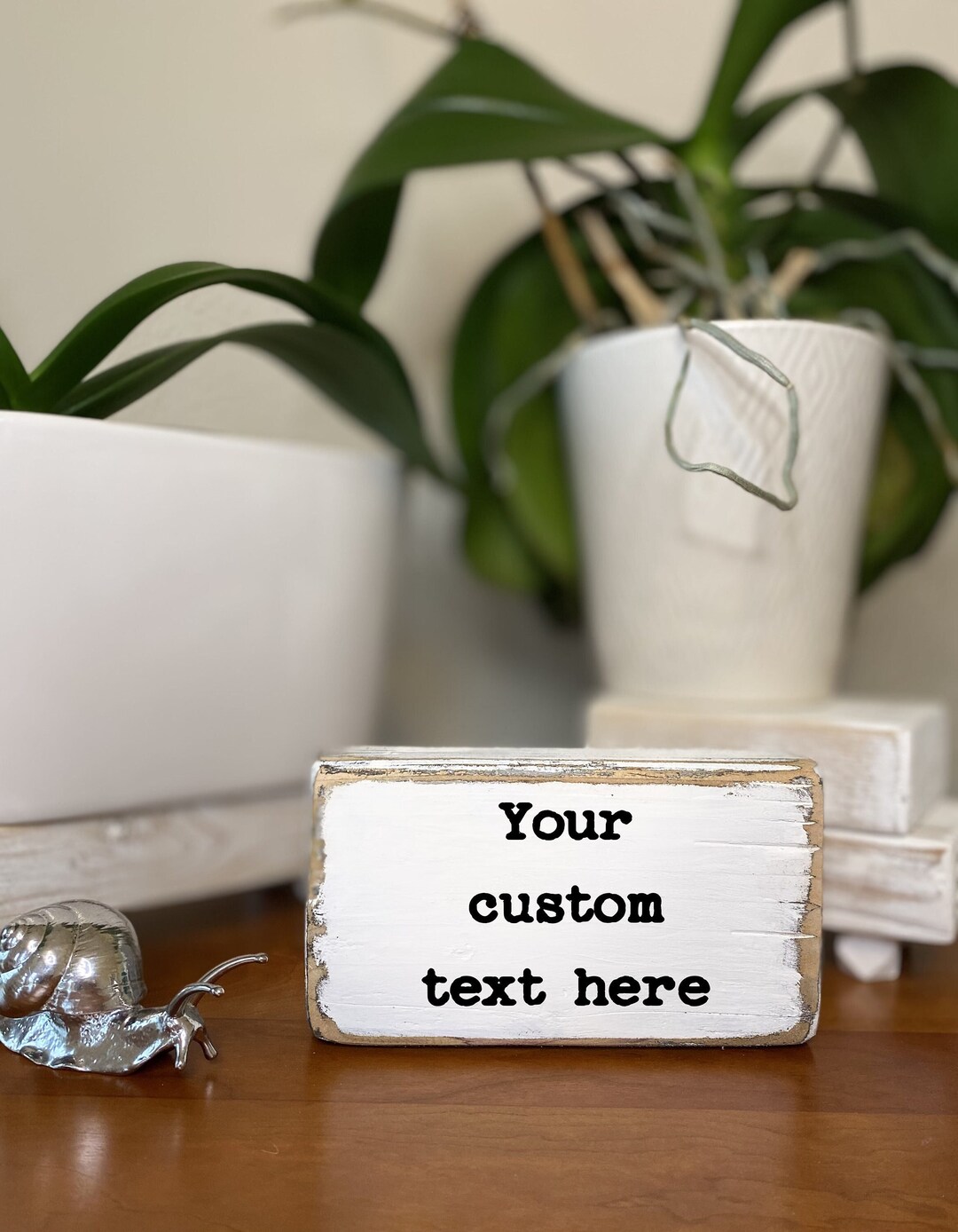 Small Wooden Sign, Blocks, Custom Sign, Personalized Gift, Customized ...