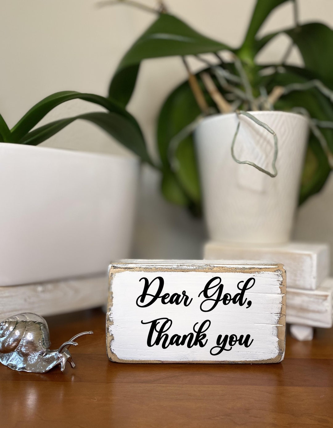 Dear God, Thank You Mini Bible Verse Sign Thankful Sign-religious Sign ...