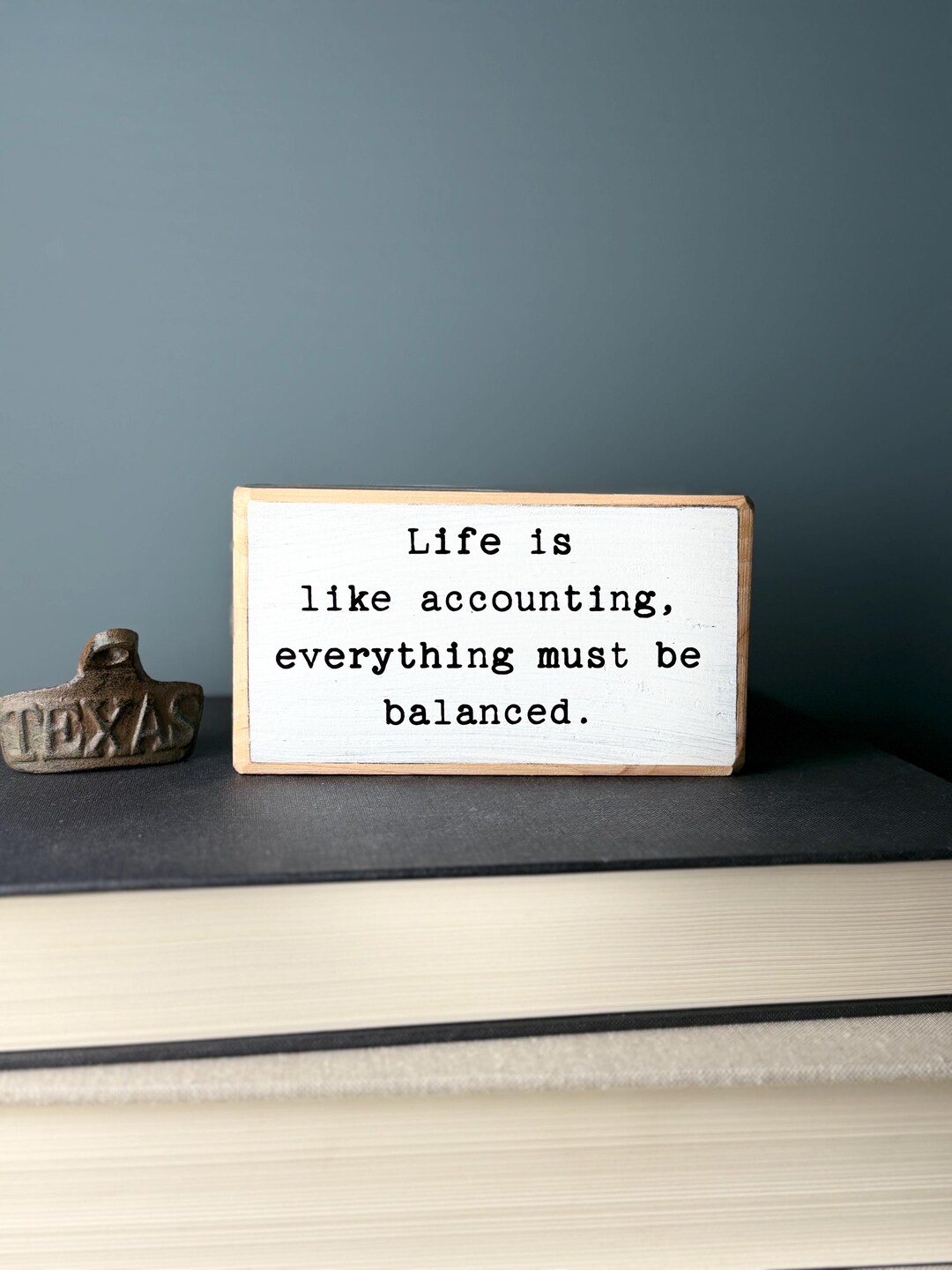 Funny Accounting Wood Sign, CPA Office Desk Decor - Etsy