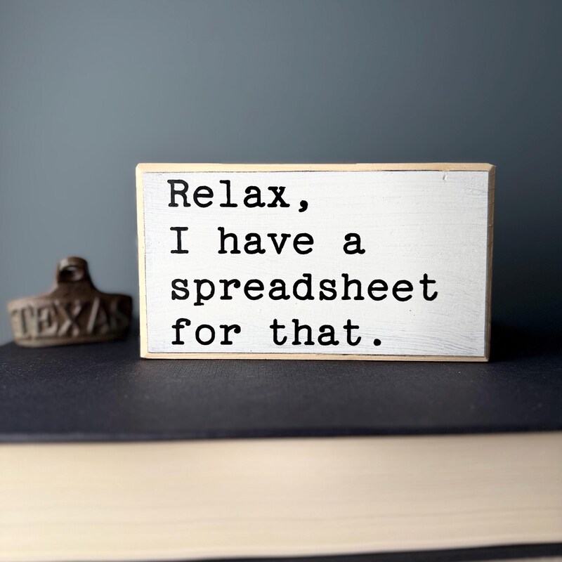 Relax Sign - Etsy