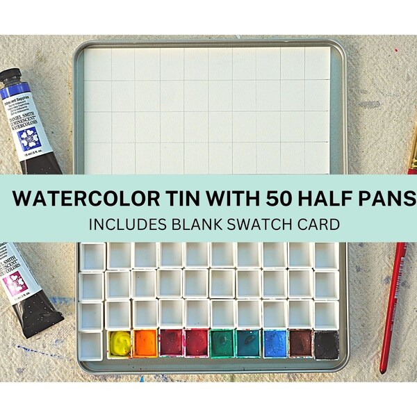 Watercolor Tin - Etsy