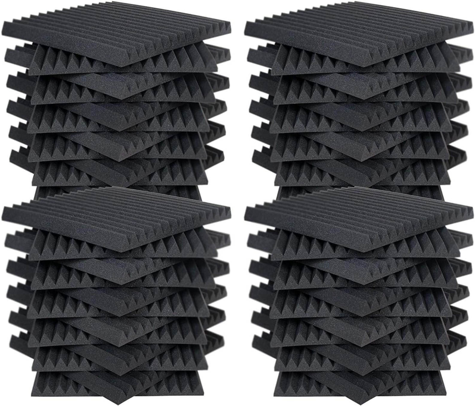 AK TRADING CO. High Acoustic Panels Studio Soundproofing Foam Wedge ...