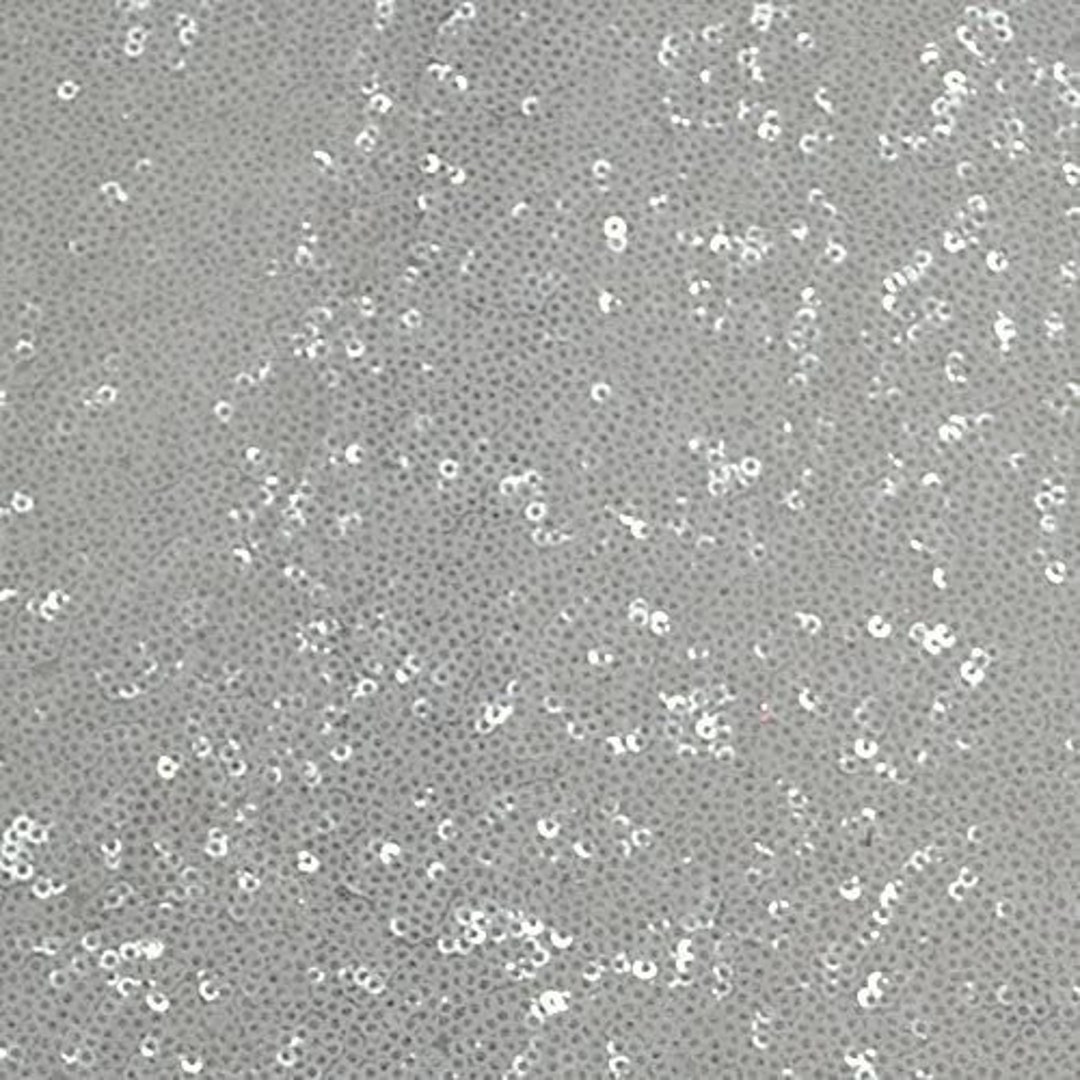 Glitz Sequin Fabric 54" Wide Sold by the Yard White - Etsy