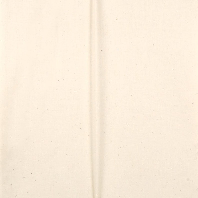 Unbleached Muslin Fabric - Sold by the Yard - Etsy