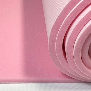 USA Fabric Store 1/2 in Pink Sew Foam Scrim Cloth Backed Premium ...