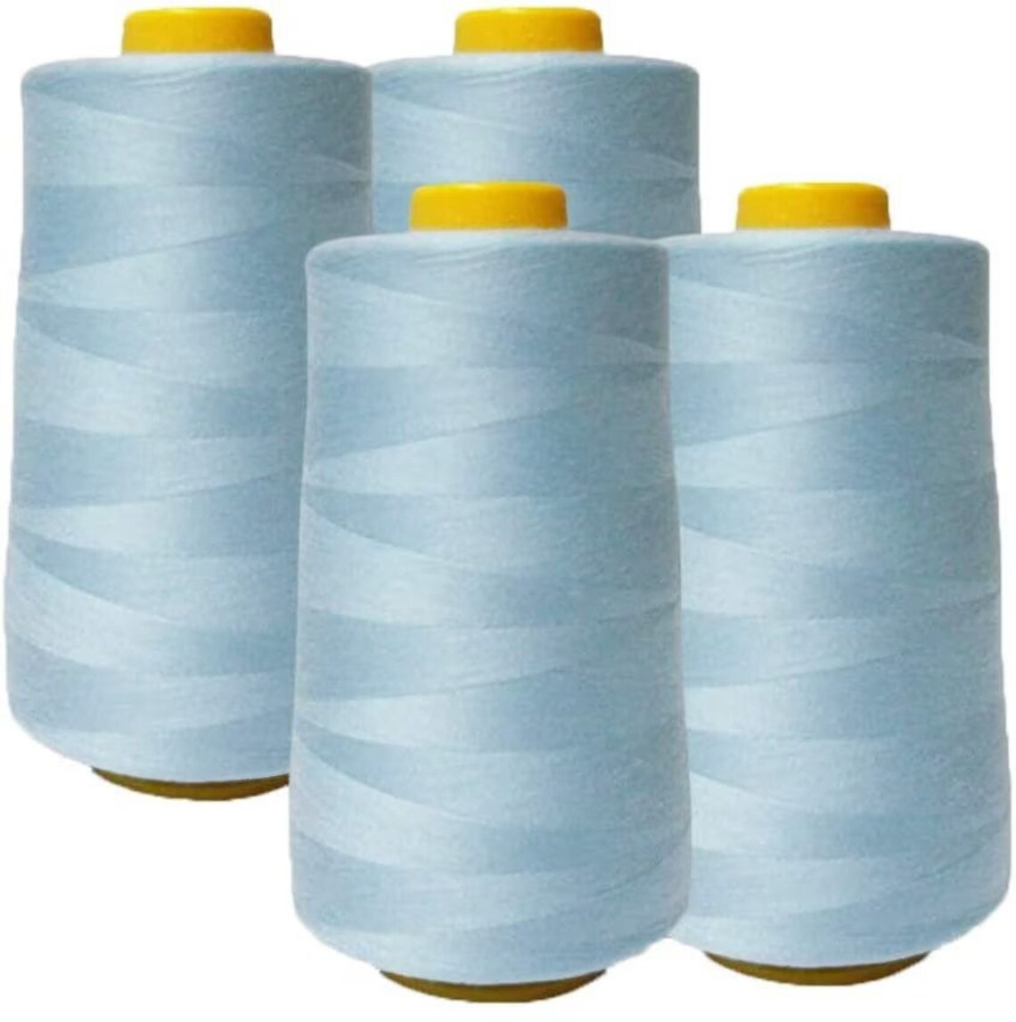 AK Trading 4-pack All Purpose Sewing Thread Cones (6000 Yards Each) of ...