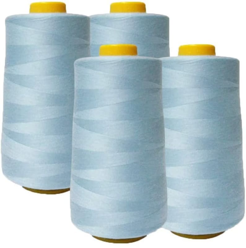 AK Trading 4-pack All Purpose Sewing Thread Cones (6000 Yards Each) of ...