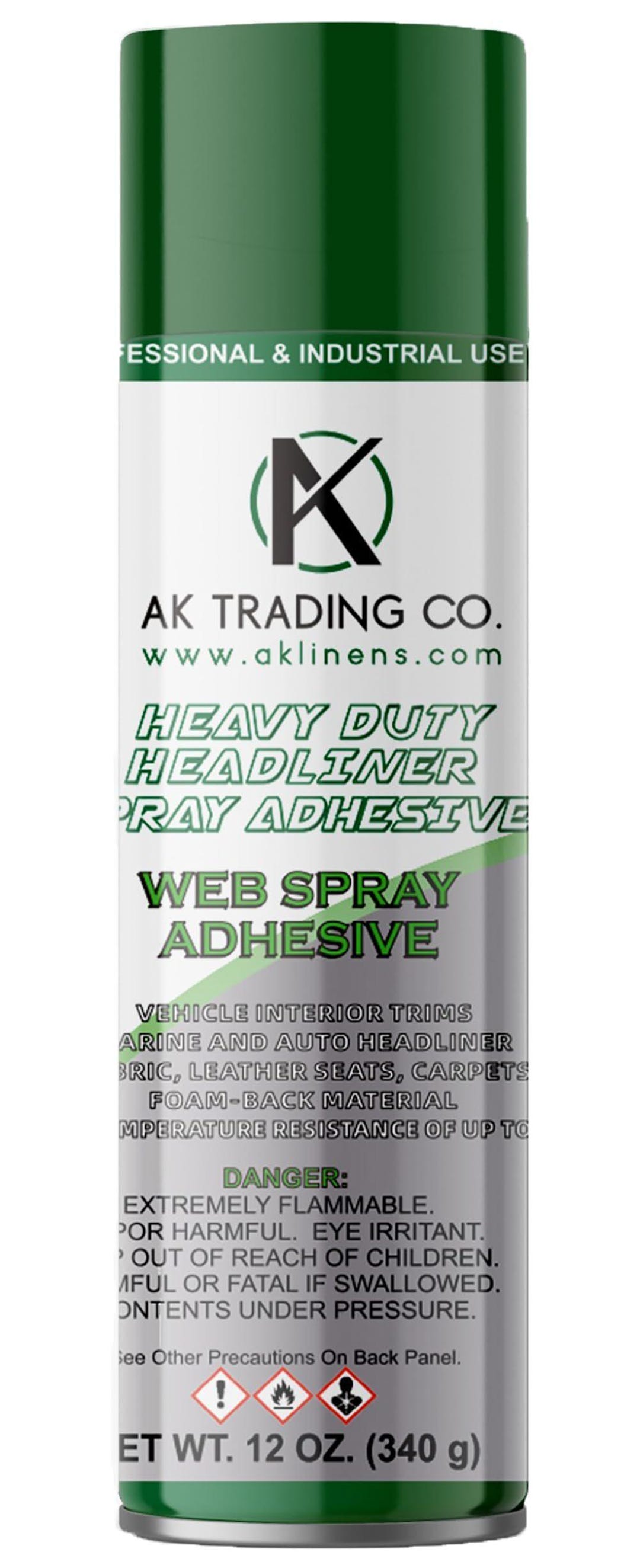 Heavy Duty Headliner Foam Spray Adhesive 12oz - High Temperature ...