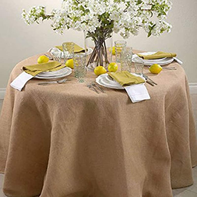 Jute Tablecloth - Etsy