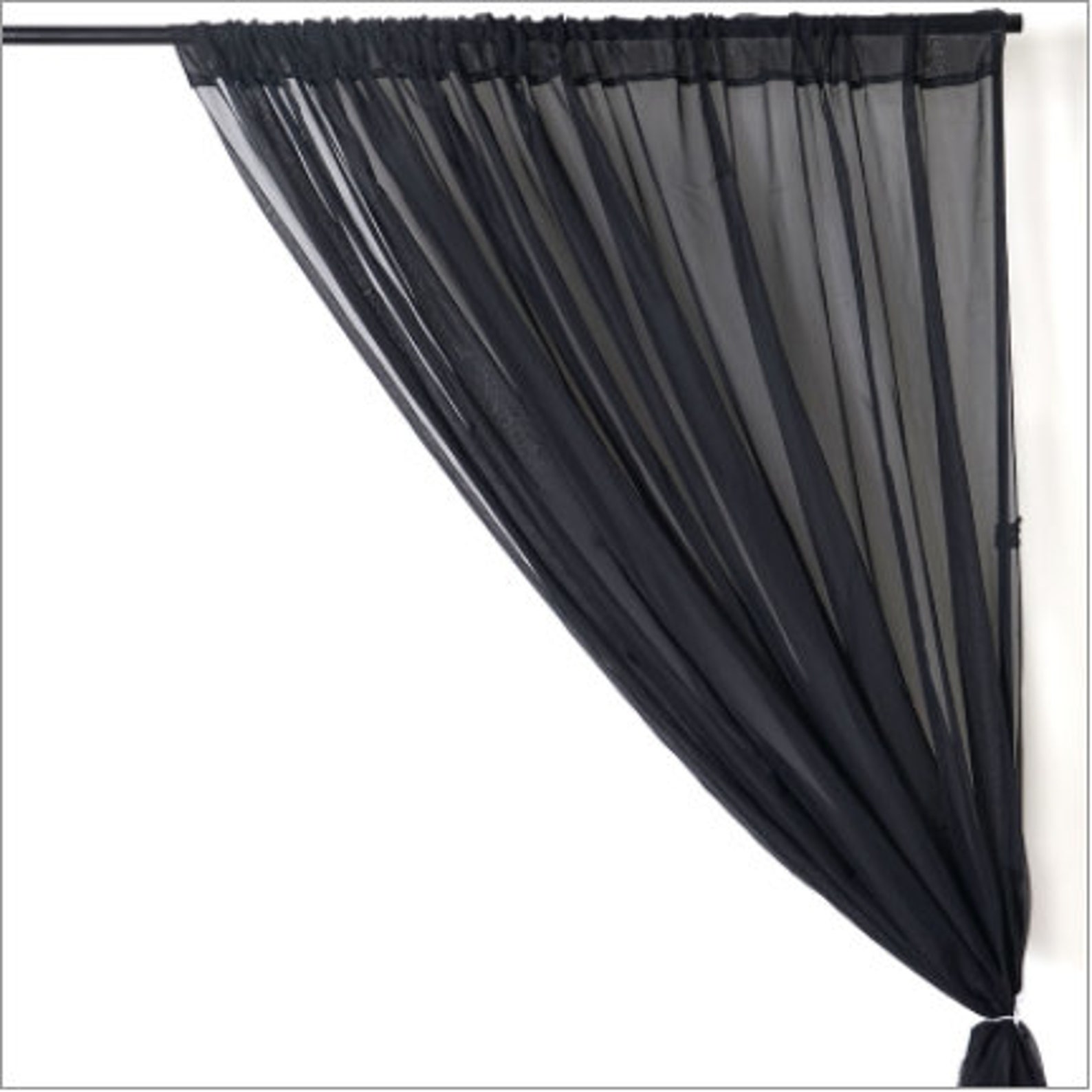 120 Wide 10ft Wide Sheer Voile Drape Panels for | Etsy