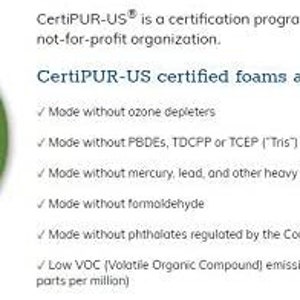 White Upholstery Sheet Foam Padding Certipur-us Certified (seat ...