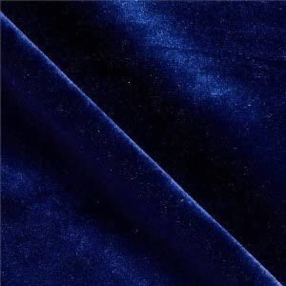 Stretch Velvet Royal Blue 60 Inch by the Yard - Etsy