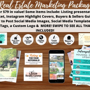 Real Estate Marketing Bundle | Branding Kit | Real Estate Marketing ...