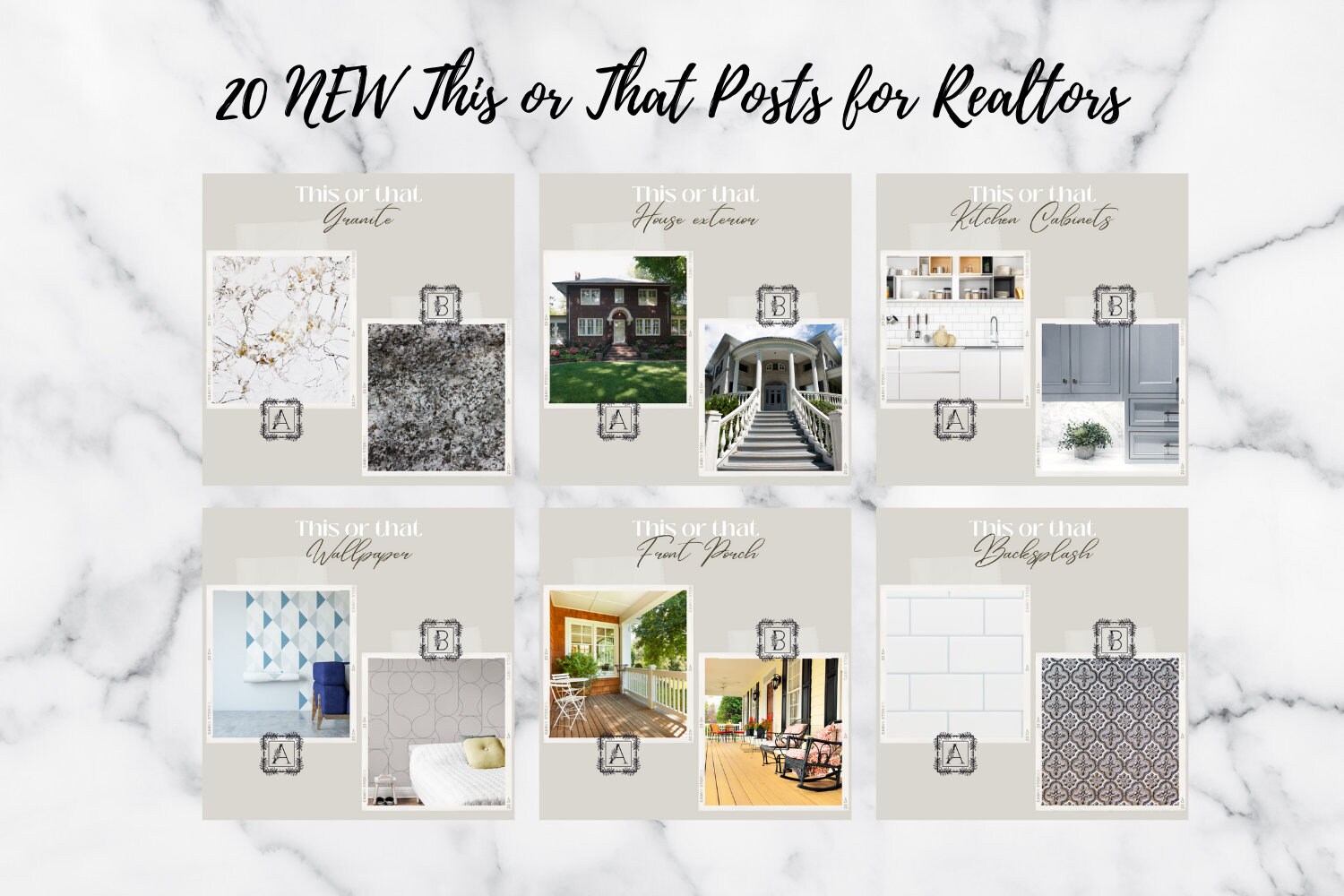 20 NEW This or That Posts for Real Estate Agents Social Media Posts for ...