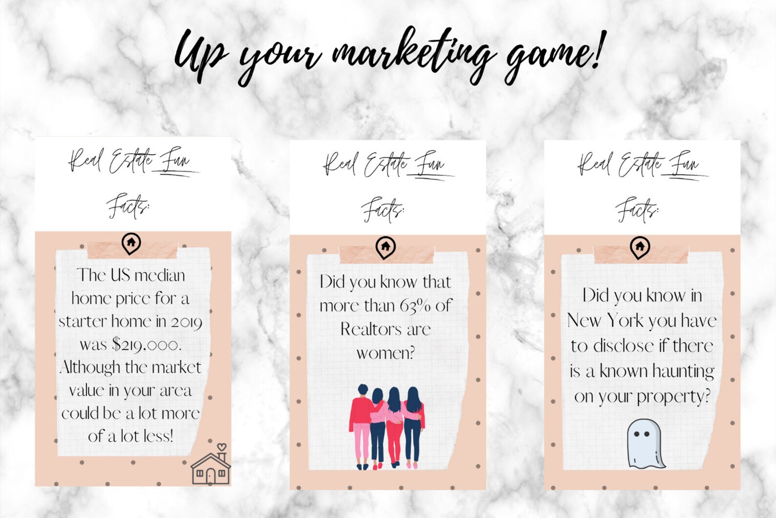 Real Estate Fun Facts Instagram Story Posts | Real Estate Marketing ...