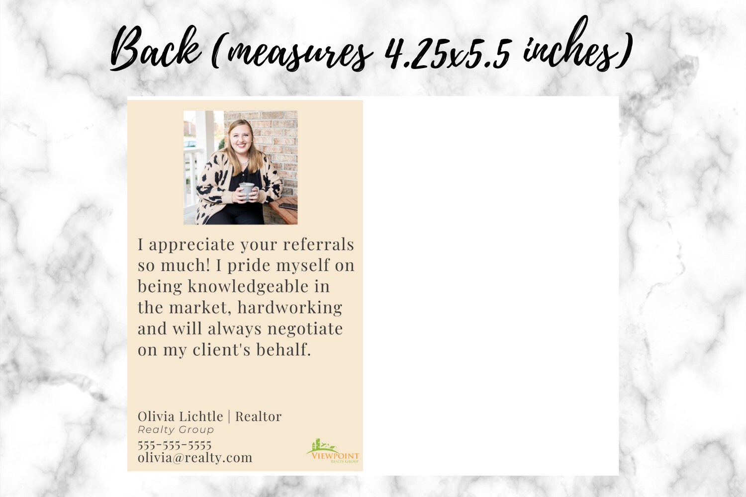 Real Estate Referral Postcard, Real Estate Postcard, Fishing for Your ...