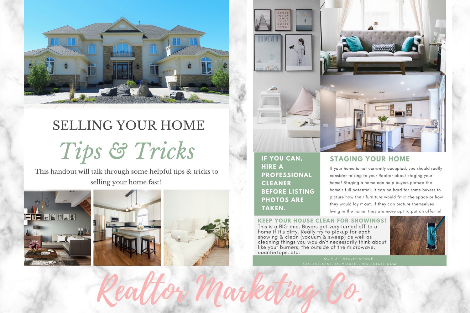 Real Estate Marketing Seller's Guide/tips Template | Listing ...
