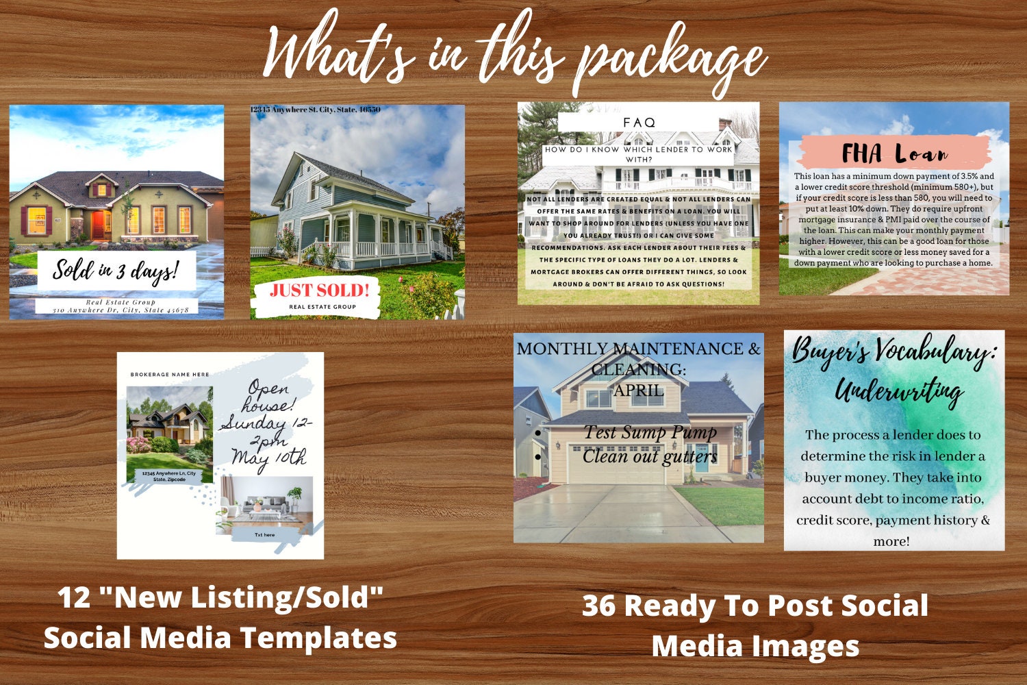 Real Estate Marketing Bundle | Branding Kit | Real Estate Marketing ...