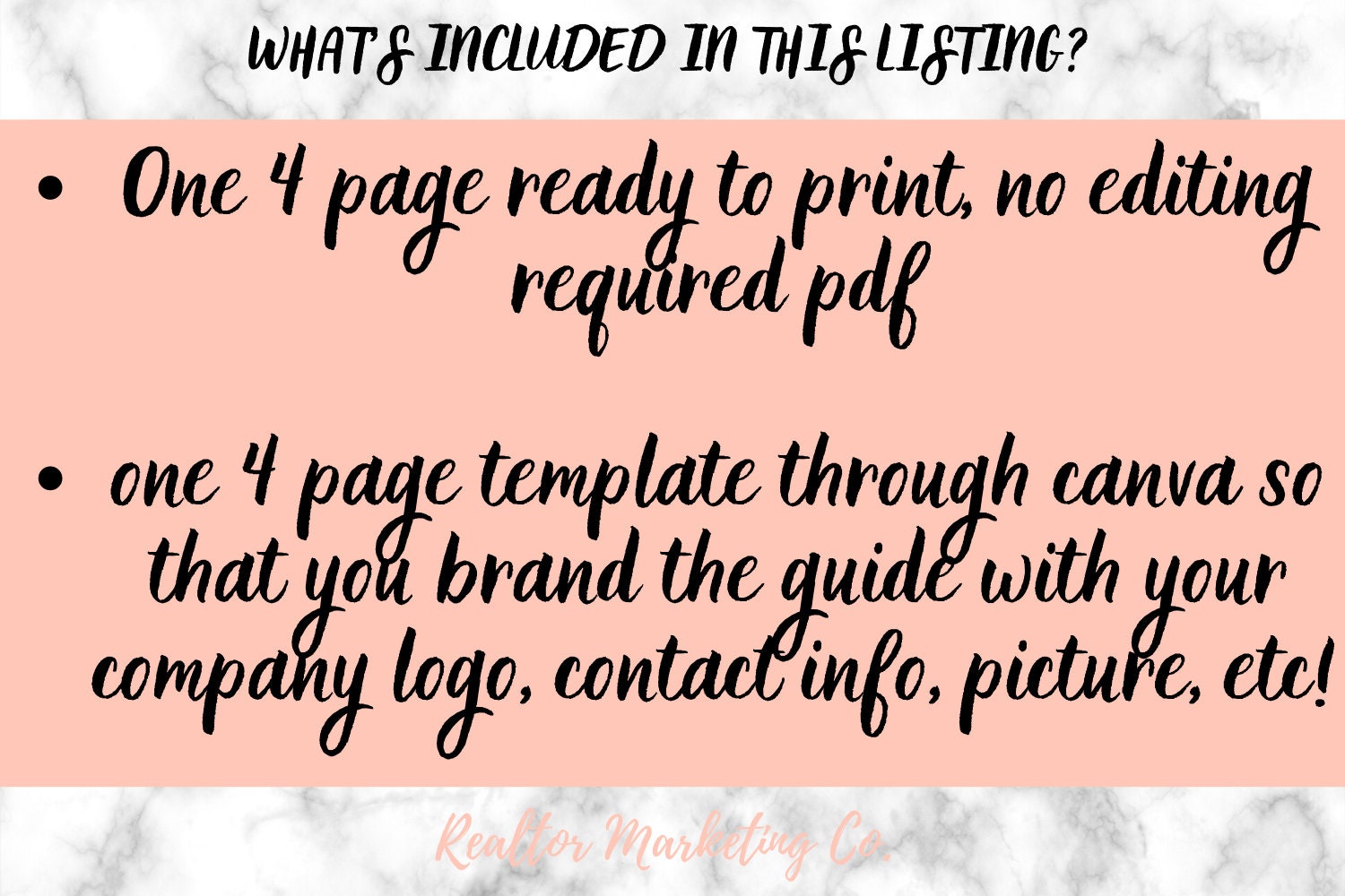 Real Estate Marketing Seller's Guide/tips Template | Listing ...