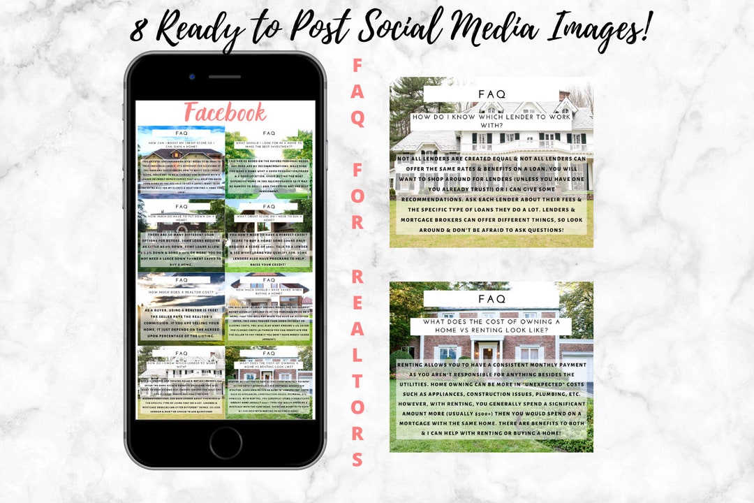 Facebook Posts for Realtors | Real Estate Facebook Posts for Marketing ...