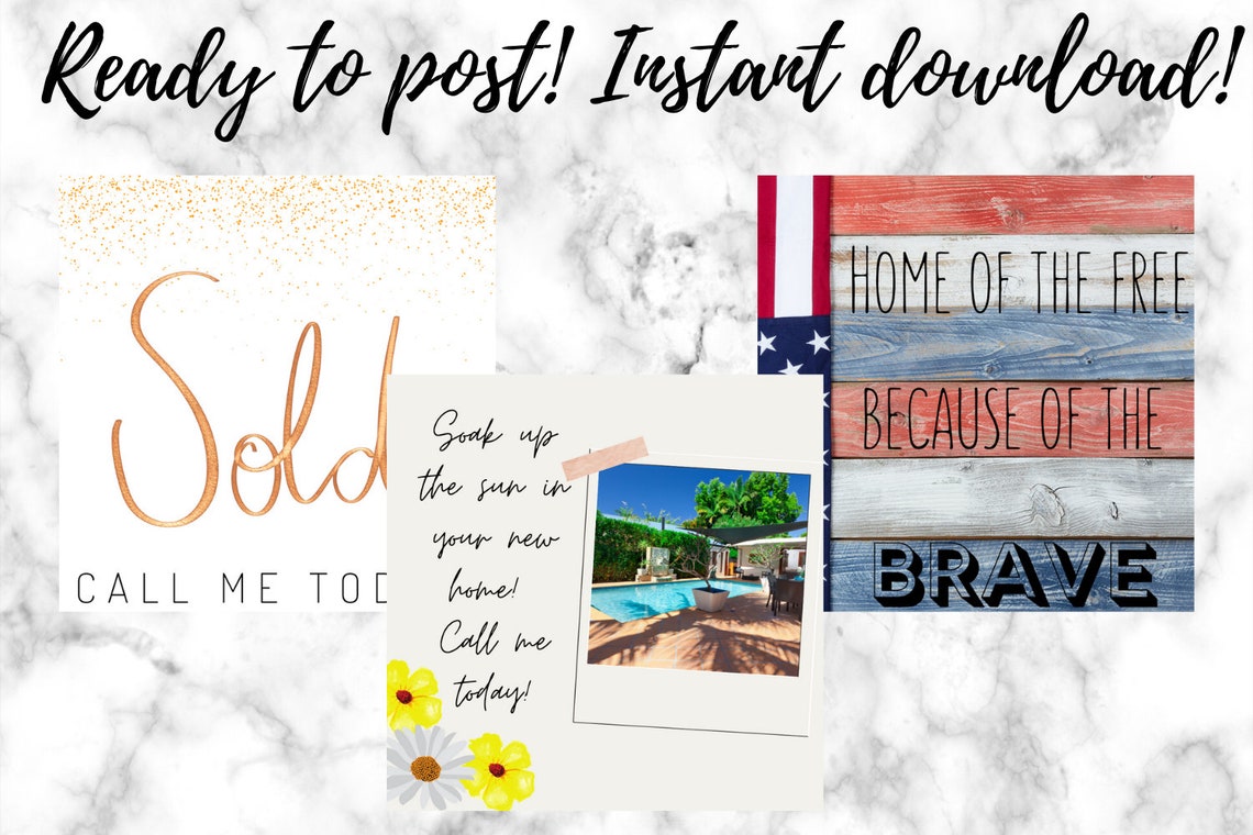 Real Estate Summer Social Media Posts | Realtor Summer Posts ...