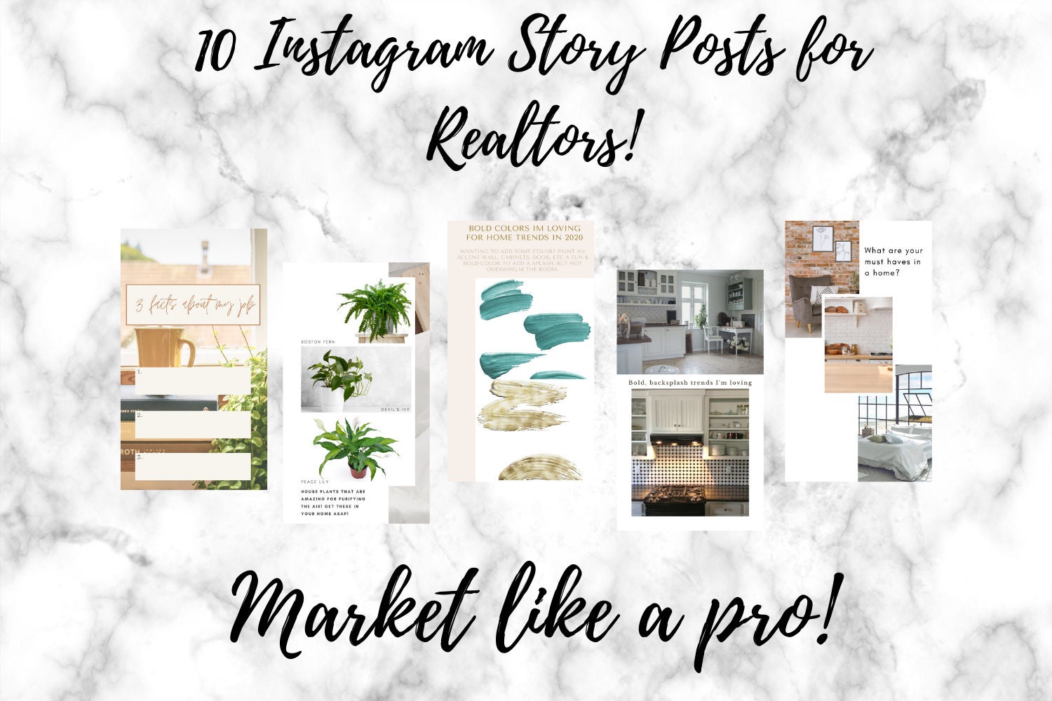Instagram Story Posts for Real Estate Agents | Realtor Marketing ...