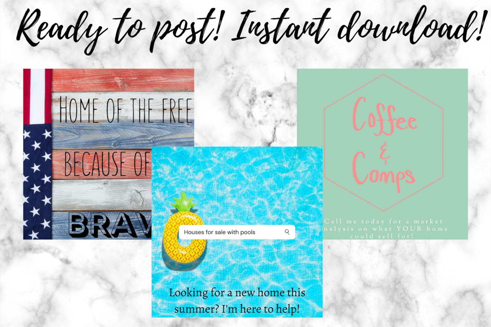 Real Estate Summer Social Media Posts | Realtor Summer Posts ...